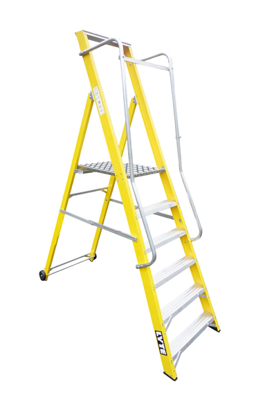 Wide GRP Platform Steps 1.05M 6T | Speedy Hire
